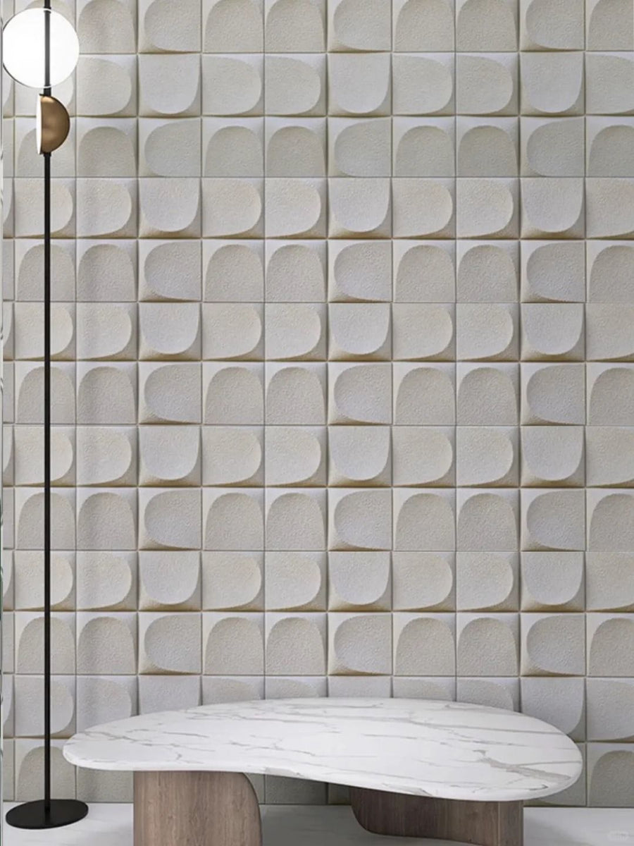 Echo Curve 3D PU Wall Panel | Curved Geometric Feature Wall | UK – The ...