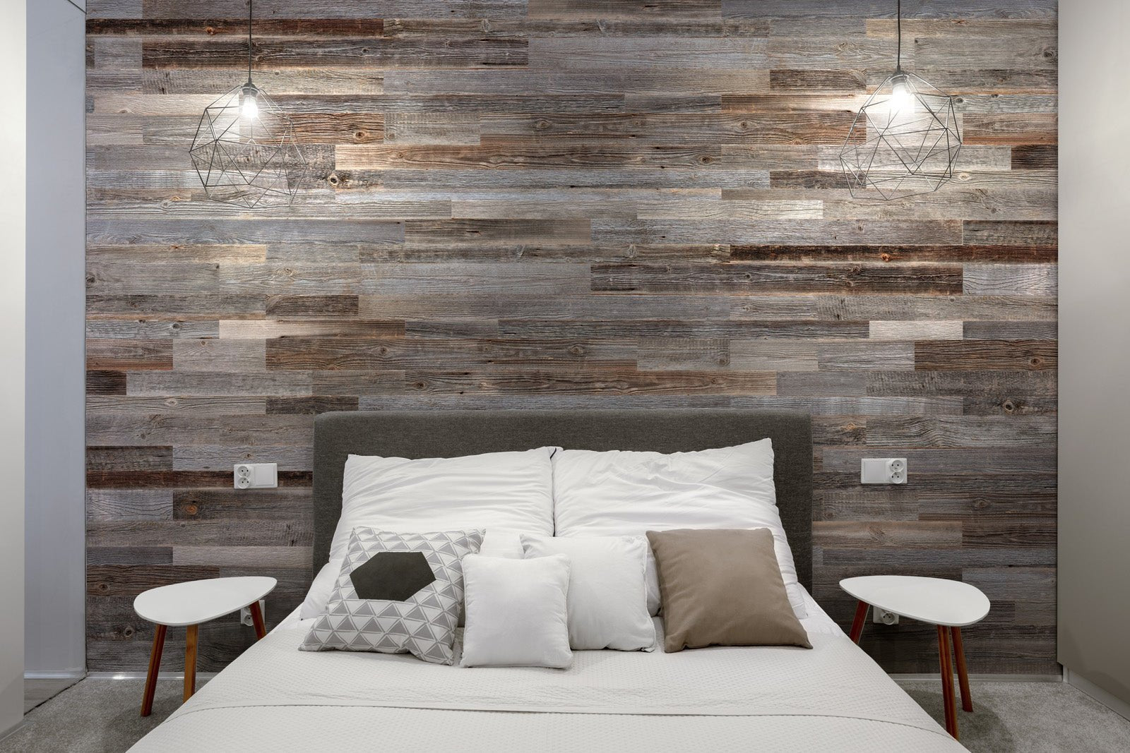 Silver Weathered Plank Wood Wall Panels 1 Sqm – The 3D Wall Panel Company